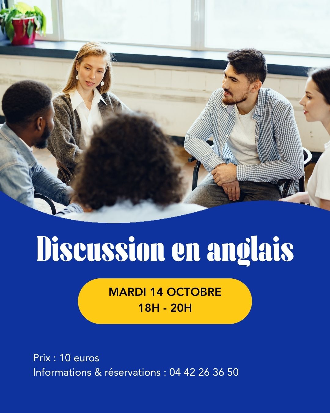 14 oct - Discussion en anglais - Maison des Jeunes et de la Culture ...